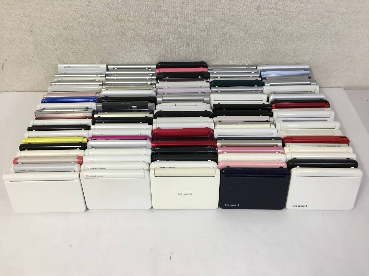 Yahoo!オークション - C629 電子辞書 100台 まとめ売り CASIO EX-word...