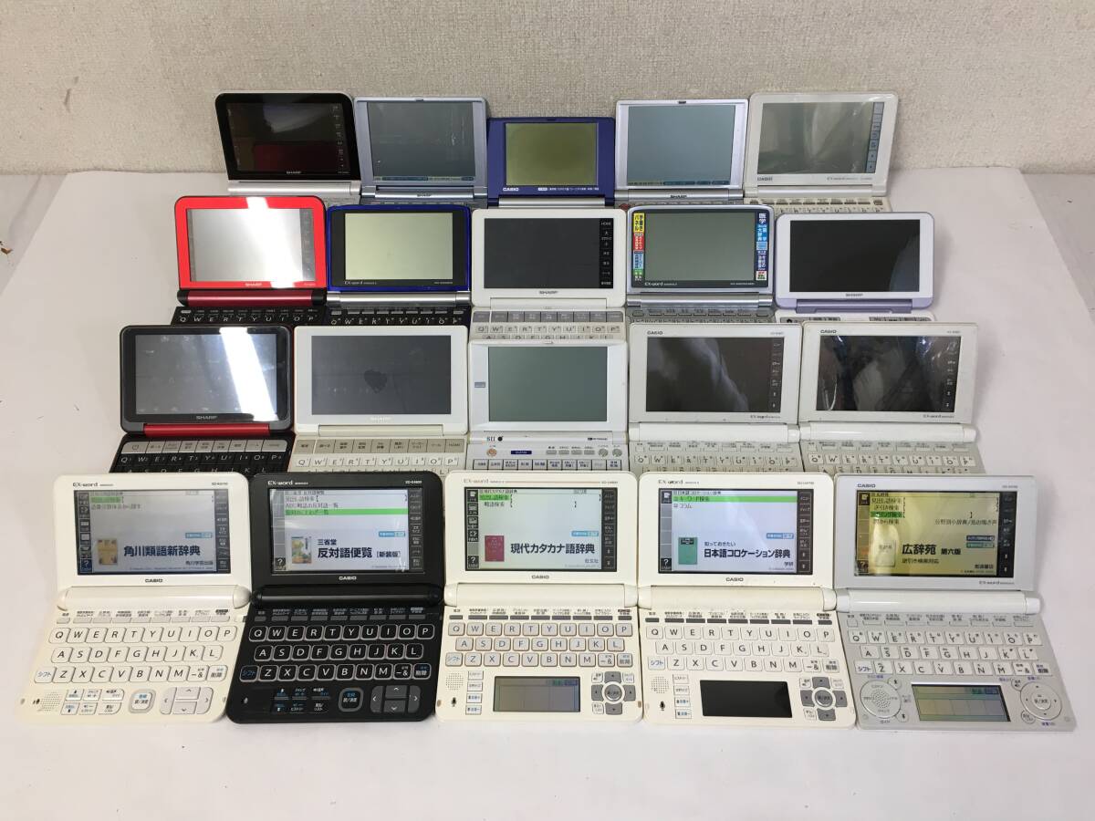 Yahoo!オークション - C629 電子辞書 100台 まとめ売り CASIO EX-word...