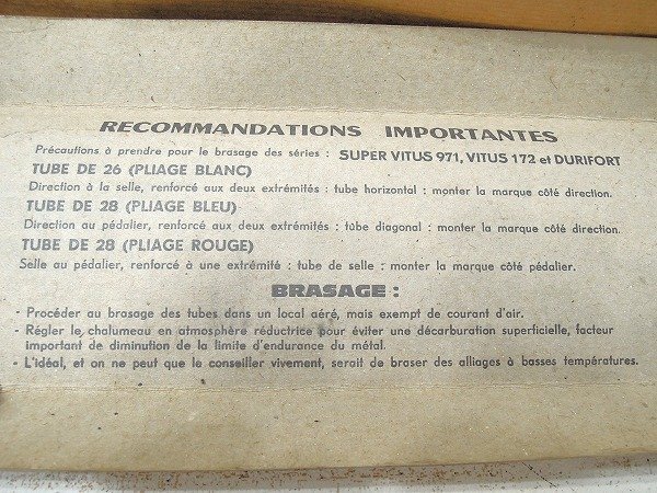 Yahoo!オークション - M DURIFORT フレームパイプセット ////T277