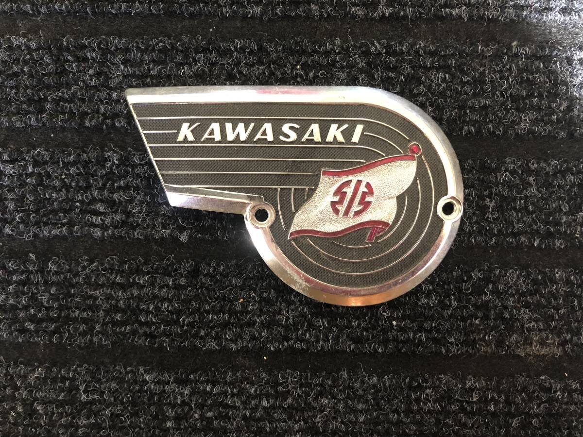 Yahoo!オークション - 当時もの KAWASAKI カワサキ 純正タンクエンブレ...