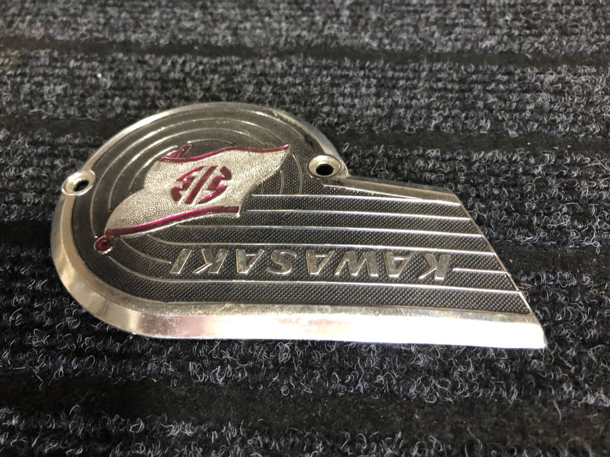 Yahoo!オークション - 当時もの KAWASAKI カワサキ 純正タンクエンブレ...