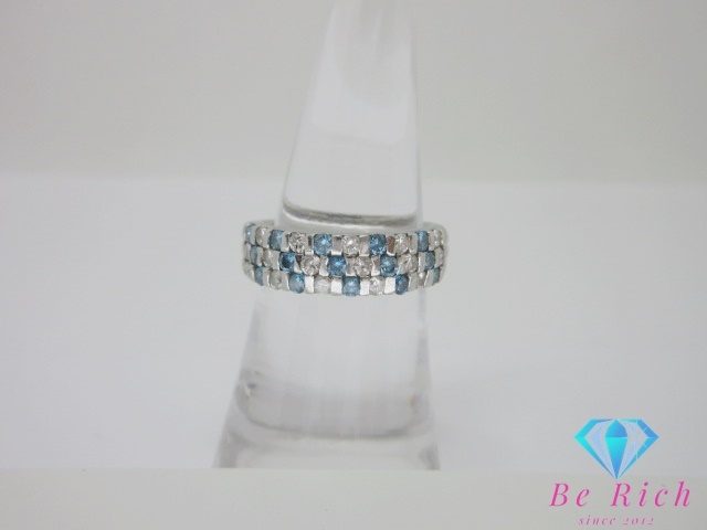 Yahoo!オークション - Pt900 プラチナ ダイヤモンド 0.84ct 付 デザイ...