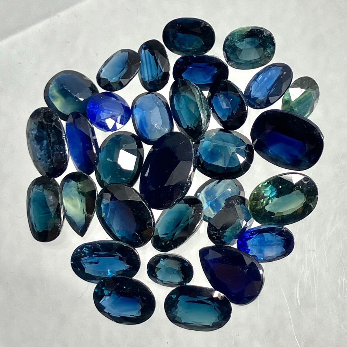 Yahoo!オークション - 1円〜 天然サファイアおまとめ32.5ct j 約6.5g ...