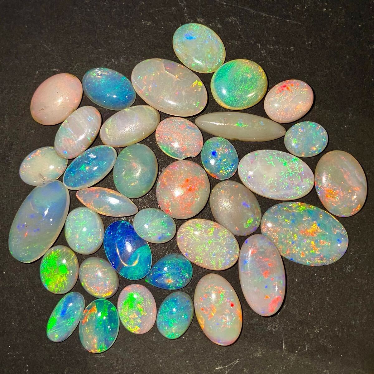 Yahoo!オークション - 1円〜 遊色効果 天然オパールおまとめ100.5ct j ...