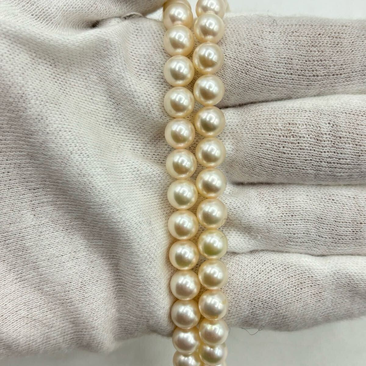 日本代購代標第一品牌【樂淘letao】－真珠 パール ネックレス SILVER刻印 2本まとめ pearl ロング ショート