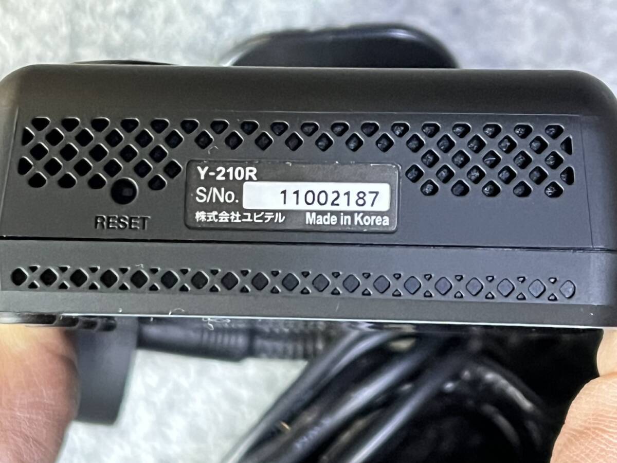 Yahoo!オークション - ユピテル ドライブレコーダー Y-210R 前後カメラ...