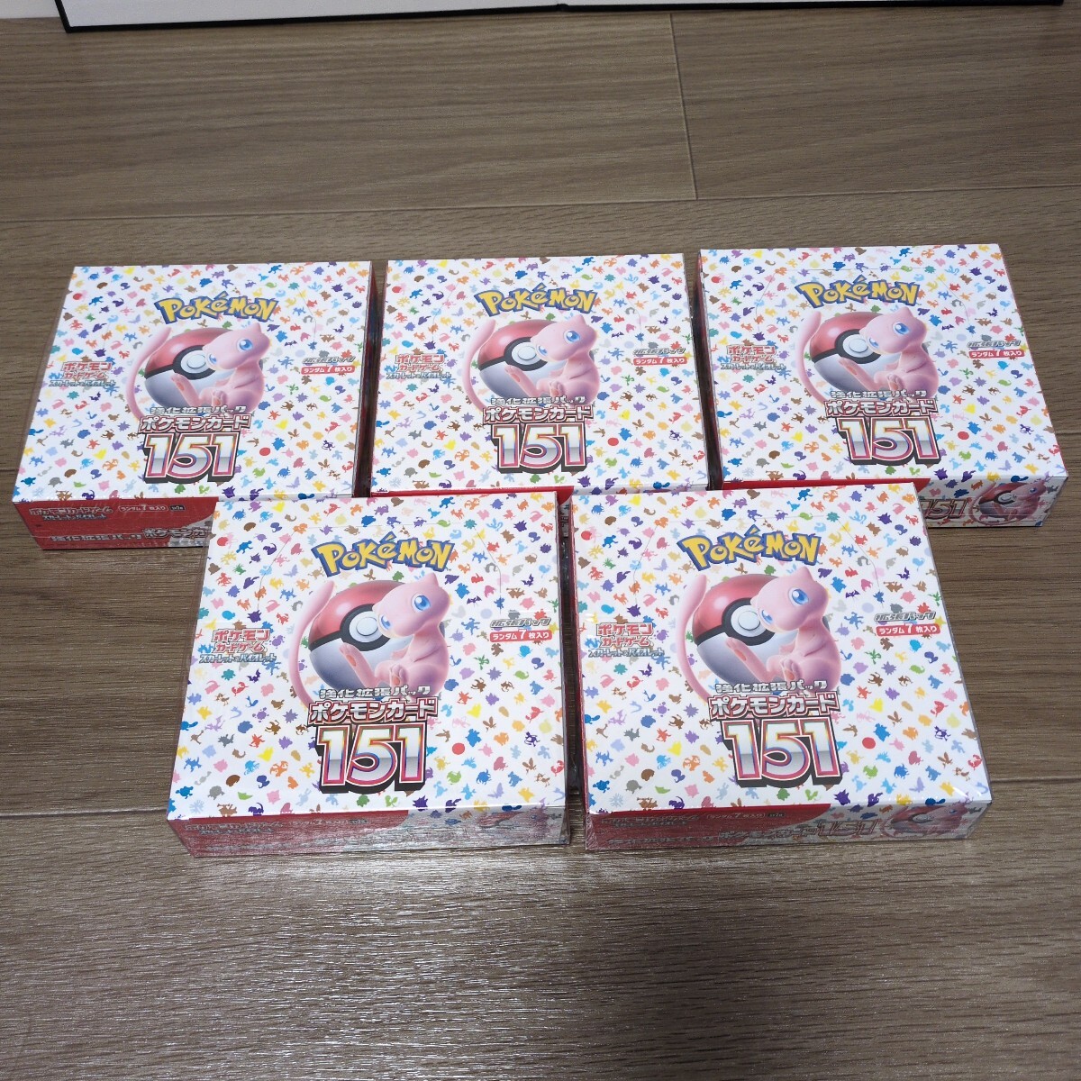Yahoo!オークション - 5box ポケモンカード151 box シュリンク付 新品...