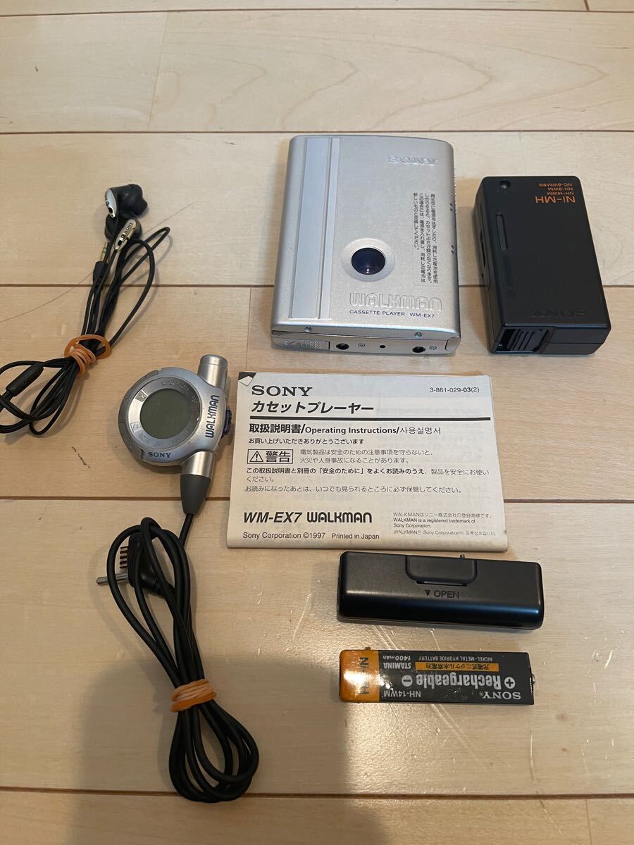 Yahoo!オークション - 1円から 即決 SONY ソニー WALKMAN WM-EX7カセッ...