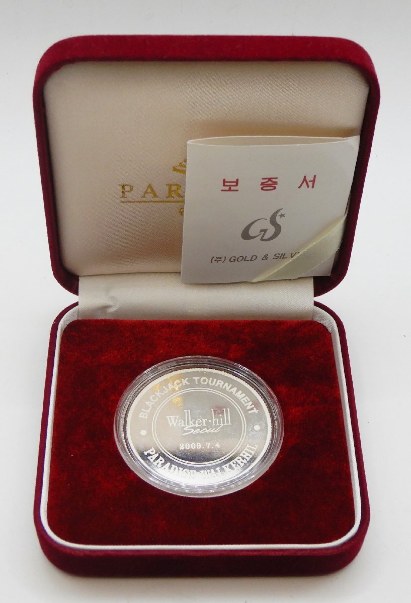 Yahoo!オークション - レア 純銀メダル BLACKBJACK TOURNAMENT walker ...