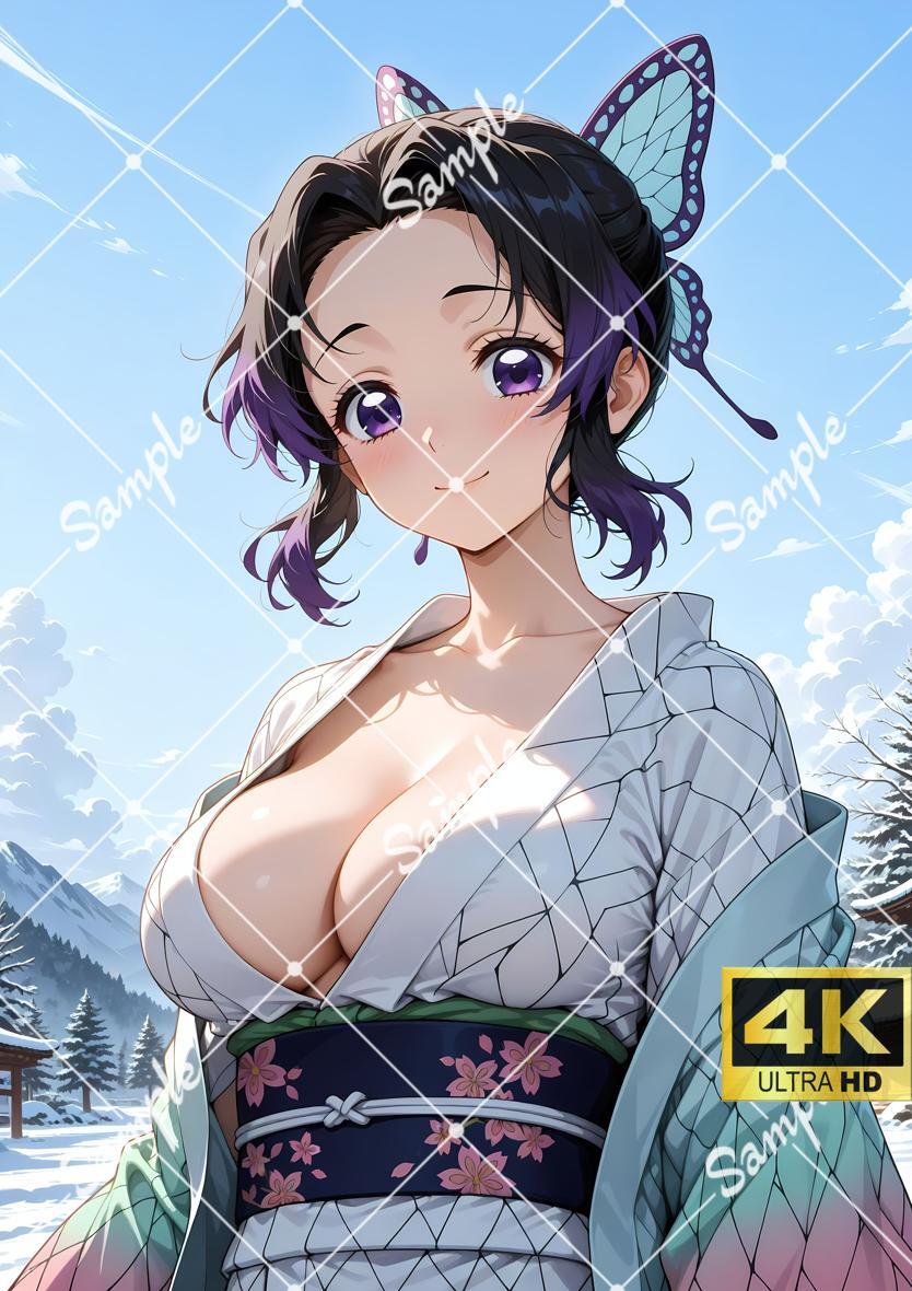 Yahoo!オークション - A6611 特典あり 胡蝶しのぶ 鬼滅の刃 A4 同人ポ...