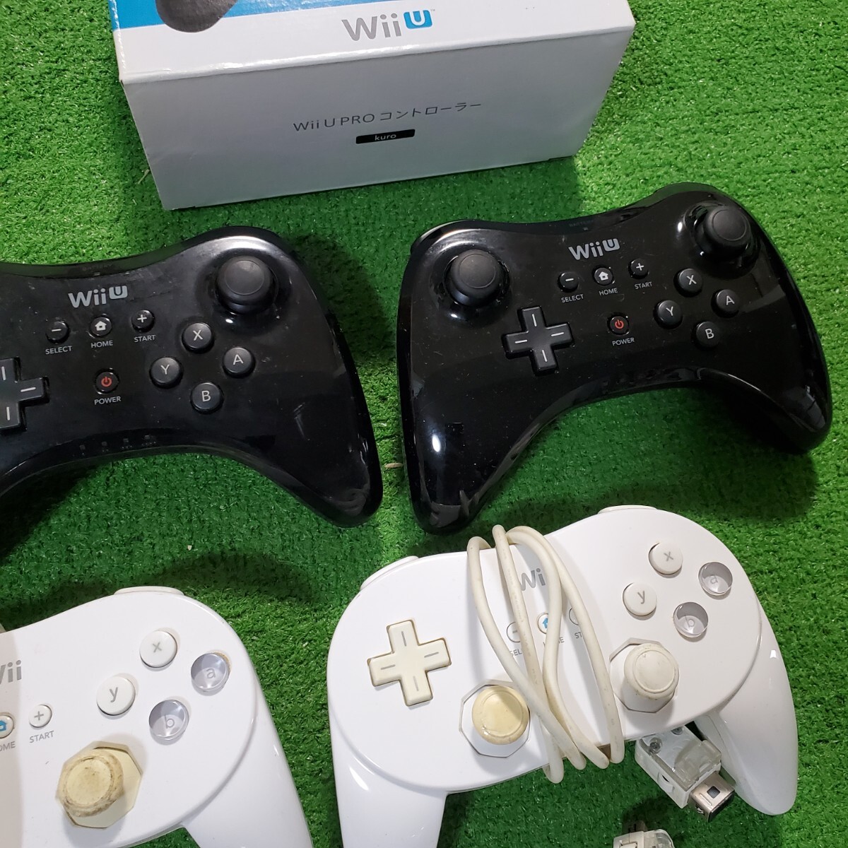 Yahoo!オークション - Wii U Wii PROコントローラー クラシックコント...