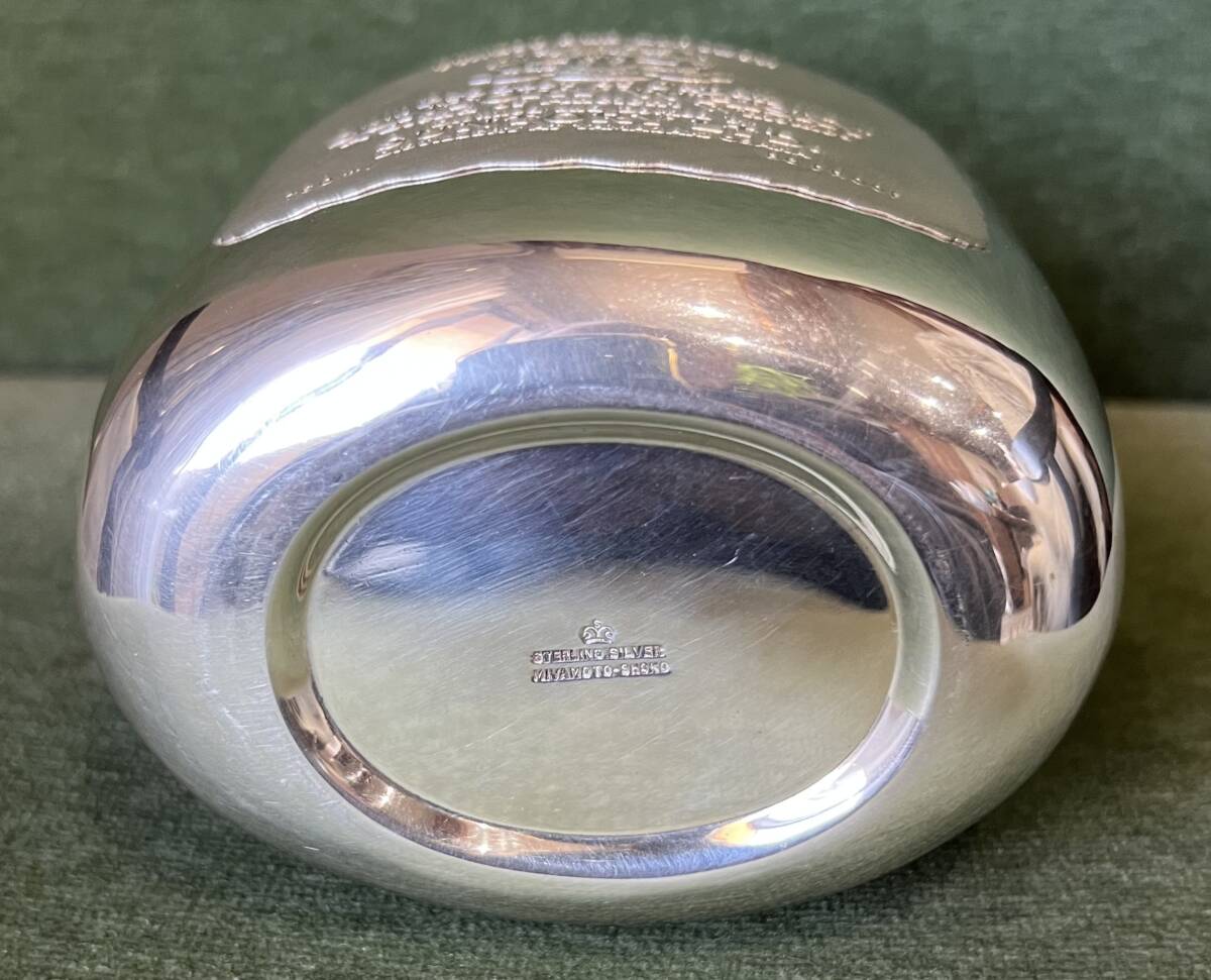 Yahoo!オークション - 純銀STERLING 533g サントリー純銀製達磨 超珍...