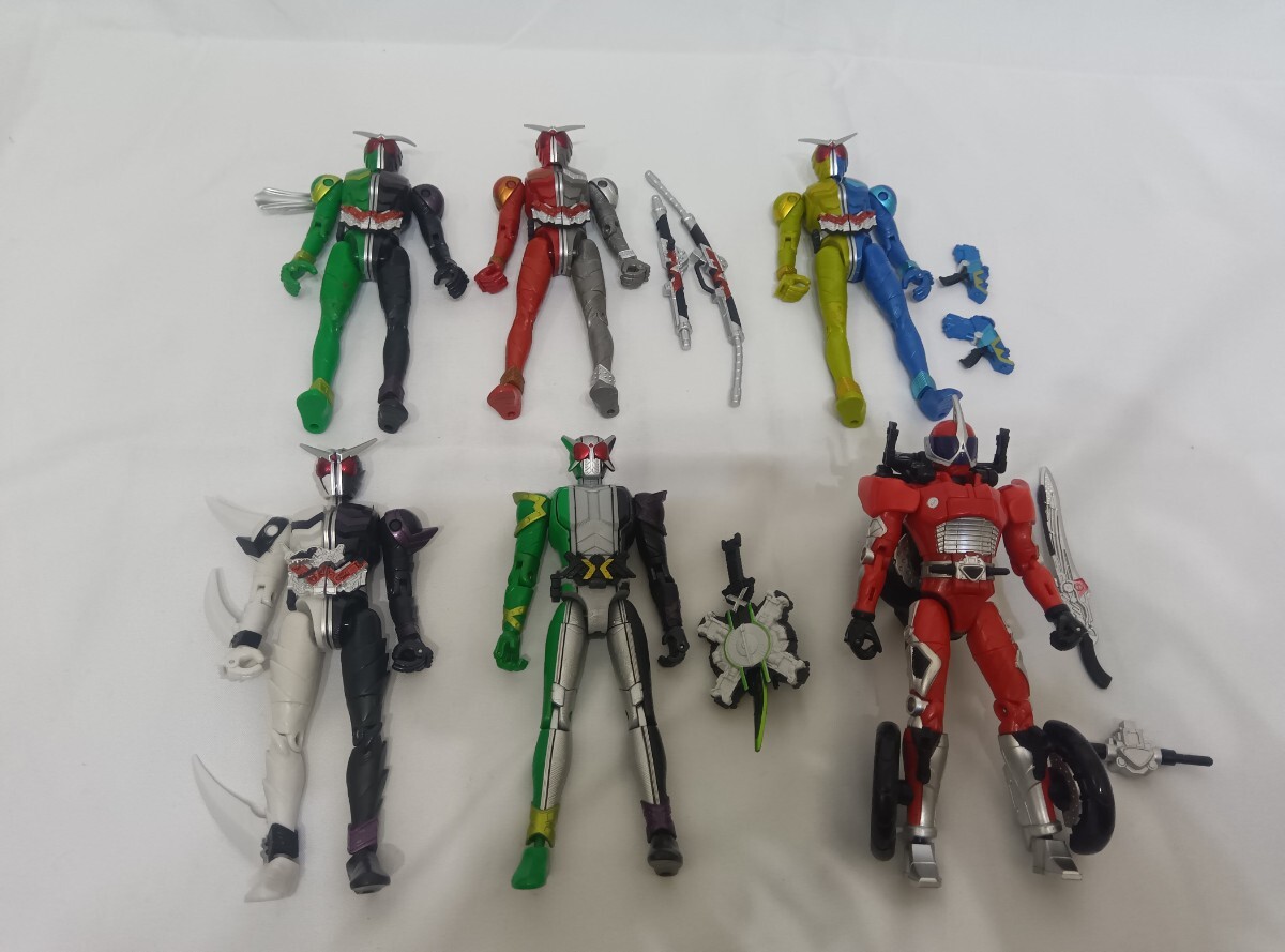 Yahoo!オークション - 仮面ライダーW WFC ダブルフォームチェンジ 6体...