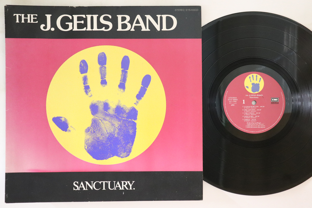 Yahoo!オークション - LP J. Geils Band Sanctuary. EYS63033 EMI AMER...