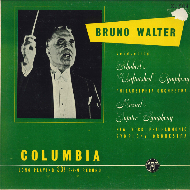 Yahoo!オークション - LP Bruno Walter Conducting Schubert Philadelp...