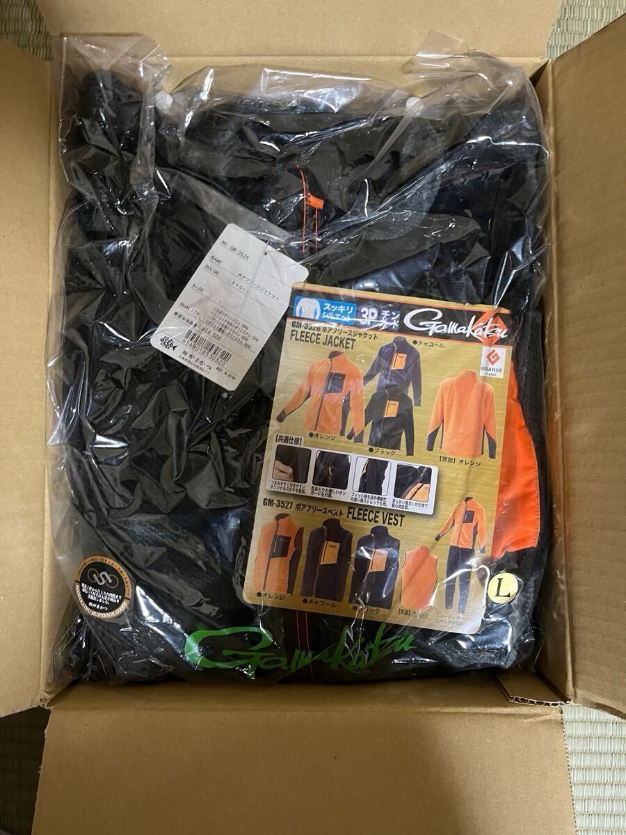 Yahoo!オークション - がまかつ ボアフリースジャケット GM-3526 チャ...