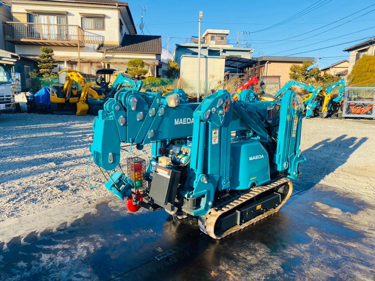 Yahoo!オークション - 前田MC-285CWカニクレーン 最大荷重2.82t・5段ブ...