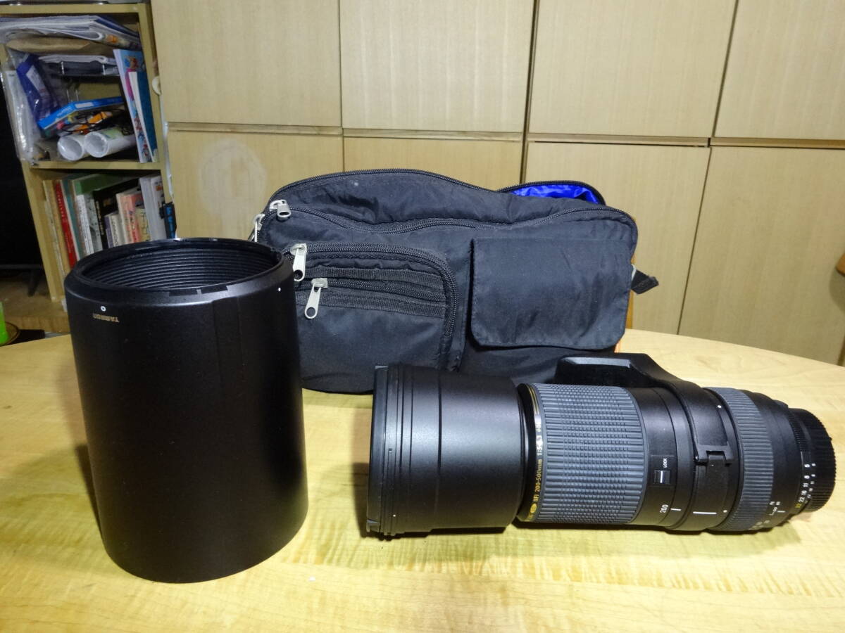 Yahoo!オークション - タムロン望遠レンズニコン用A08 200-500 F5-6...