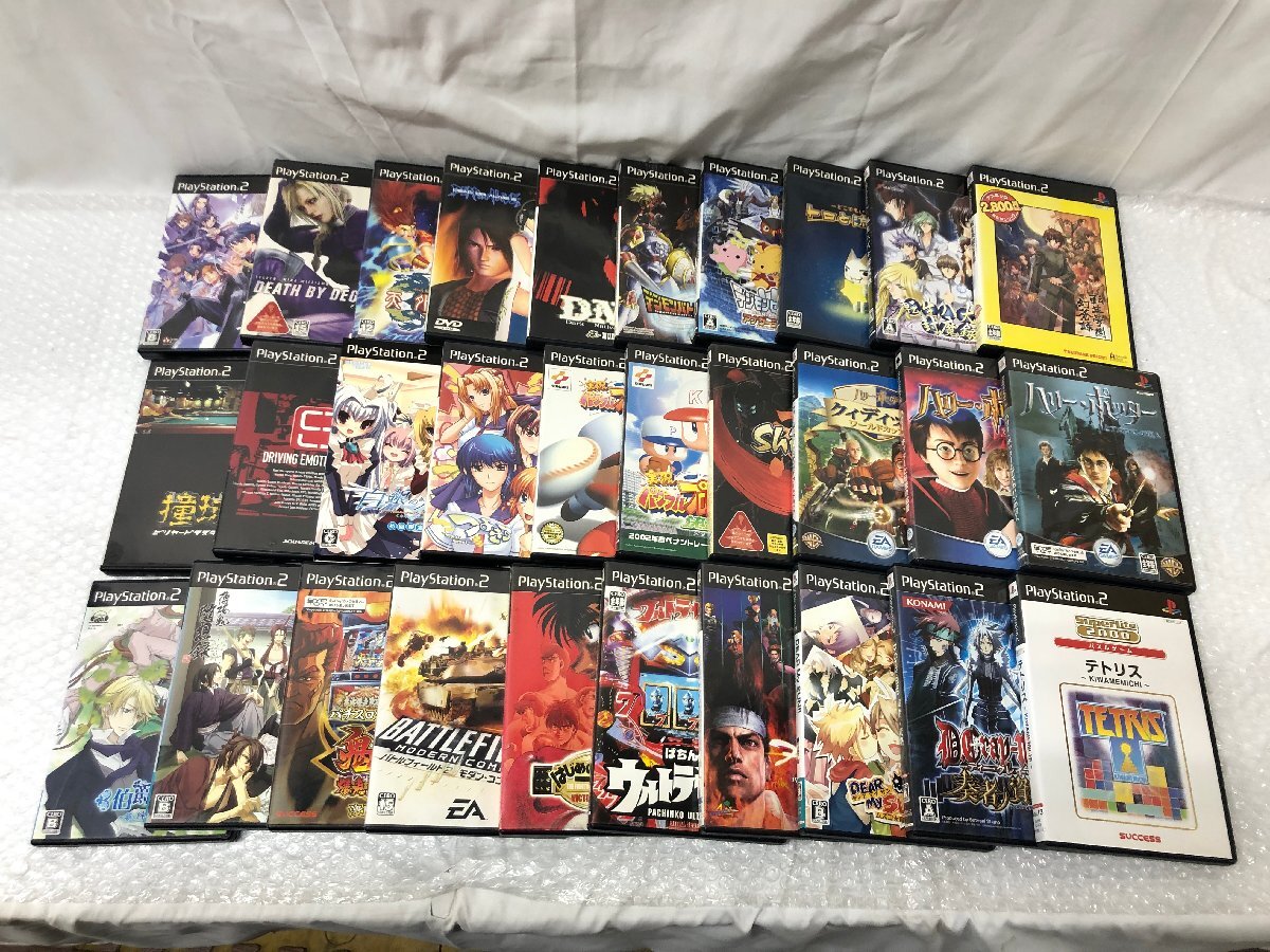 Yahoo!オークション - k065 80 【現状品】 1円～ PS2ソフト 30本セッ...