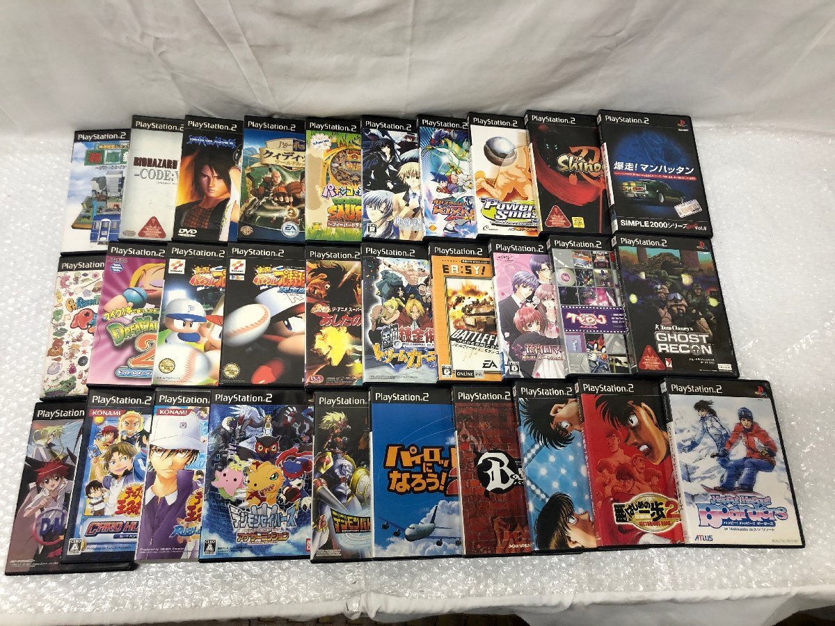 Yahoo!オークション - k065 80 【現状品】 1円～ PS2ソフト 30本セッ...