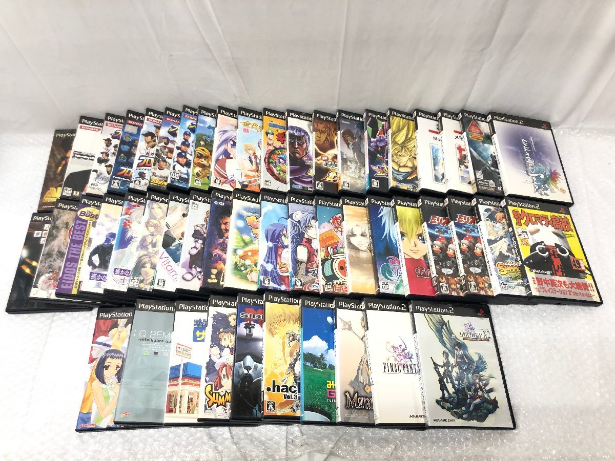 Yahoo!オークション - k065 120 【現状品】 1円～ PS2ソフト 50本セッ...