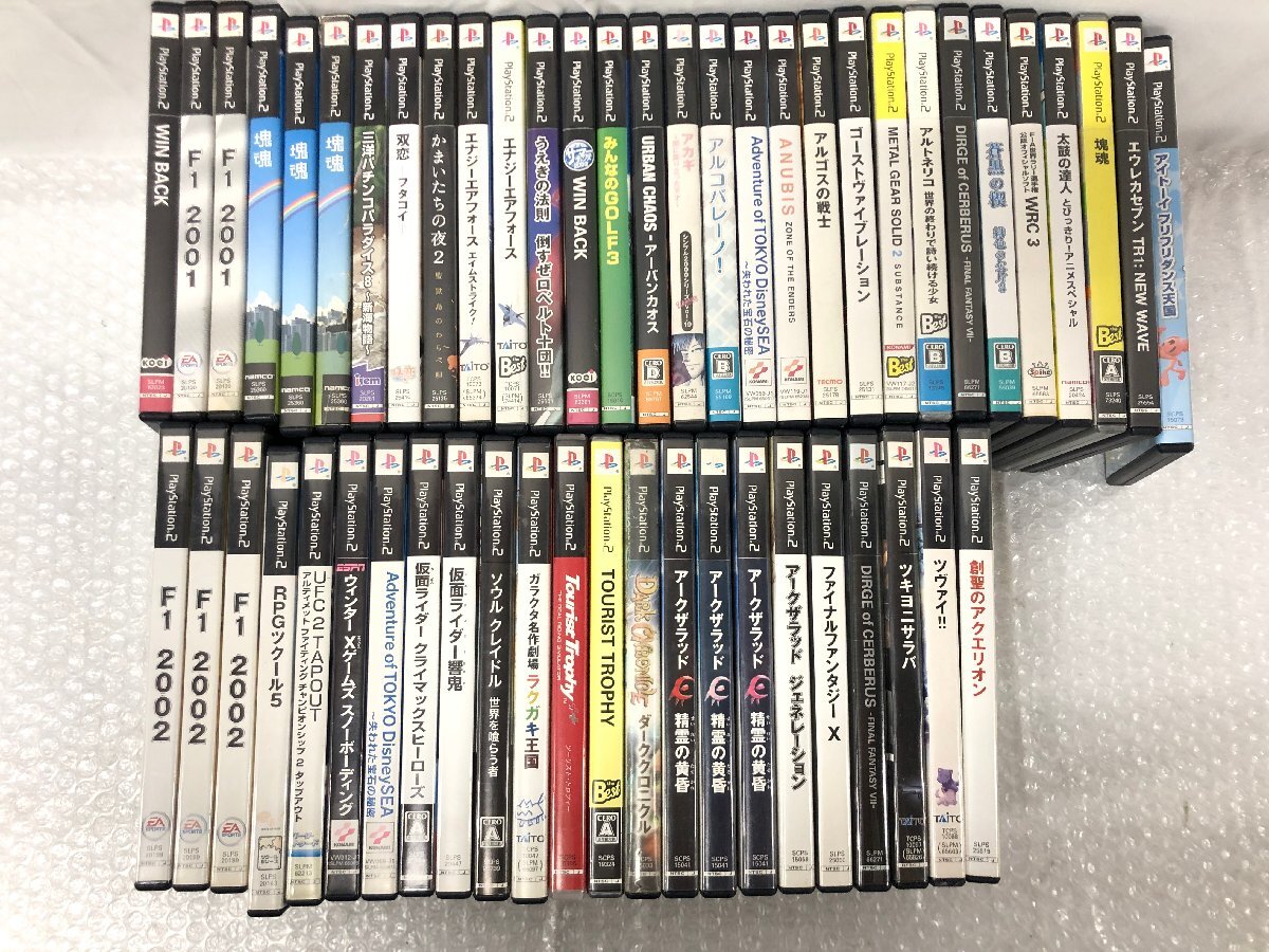 Yahoo!オークション - k065 120 【現状品】 1円～ PS2ソフト 53本セッ...