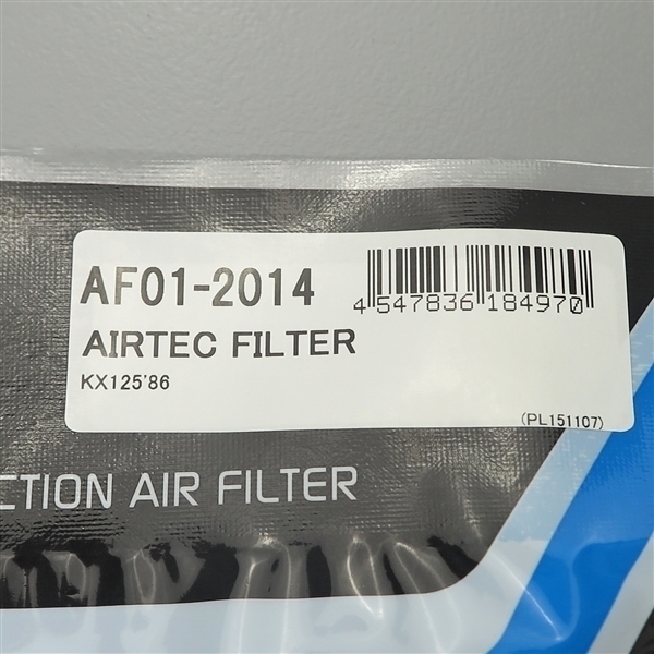 Yahoo!オークション - KX125/'86 AirTec エアテック エアフィルター ...