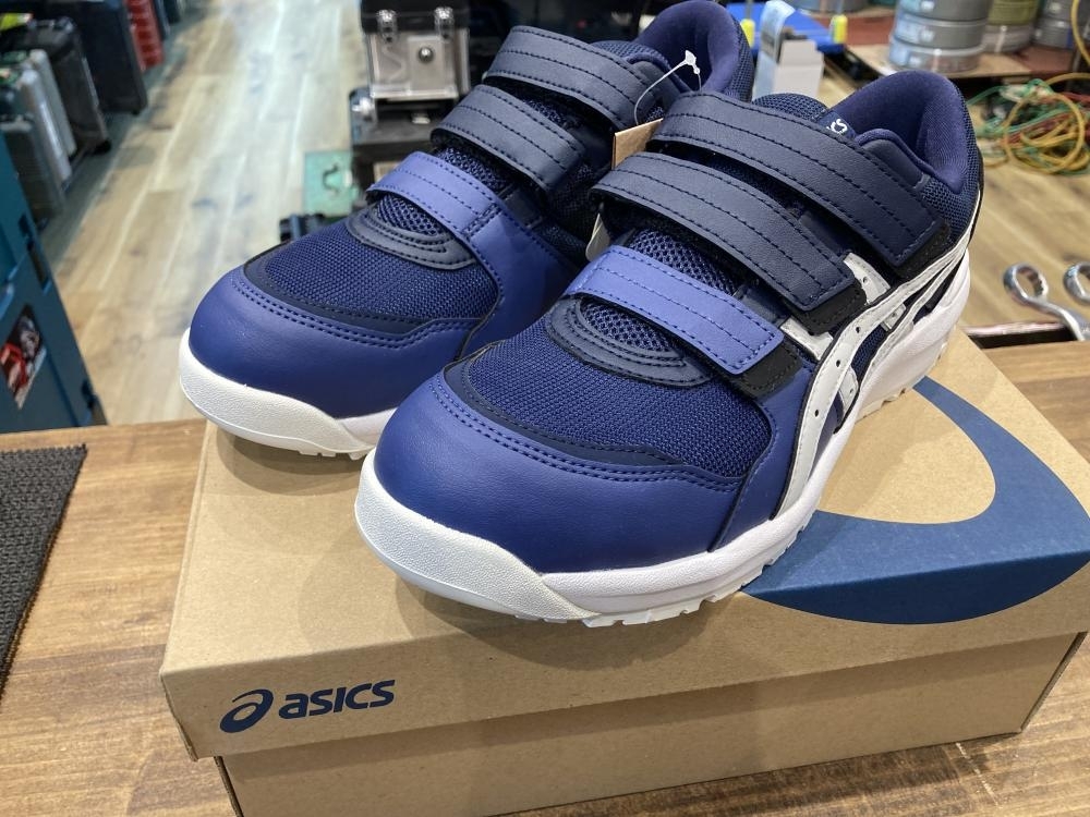 Yahoo!オークション - 008 未使用品・即決価格 ASICS 安全靴 BLUE PRIN...