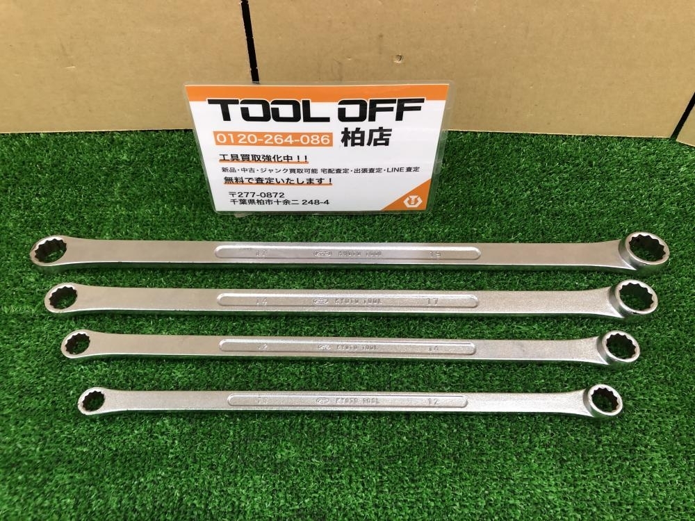 010 おすすめ商品 KTC ロングストレートメガネレンチ 4本セット M160-1719/1417/1214/1012 実使用未確認(その他)｜売買されたオークション情報、yahooの商品 ...