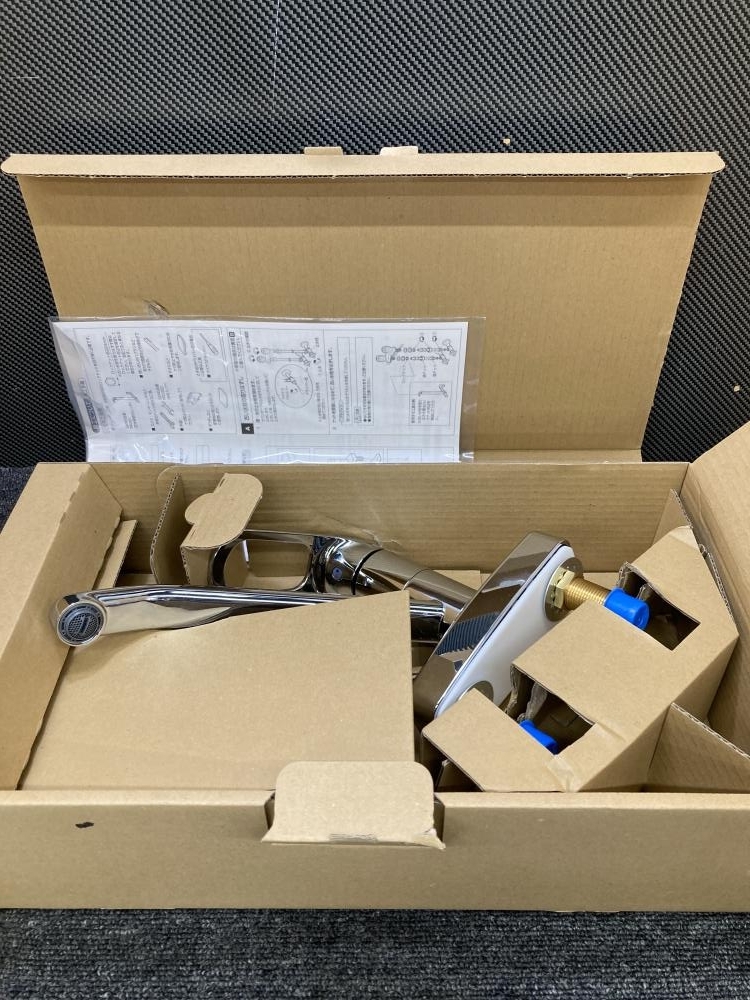 Yahoo!オークション - 013 未使用品 サンエイ SANEI シングル台付混合...