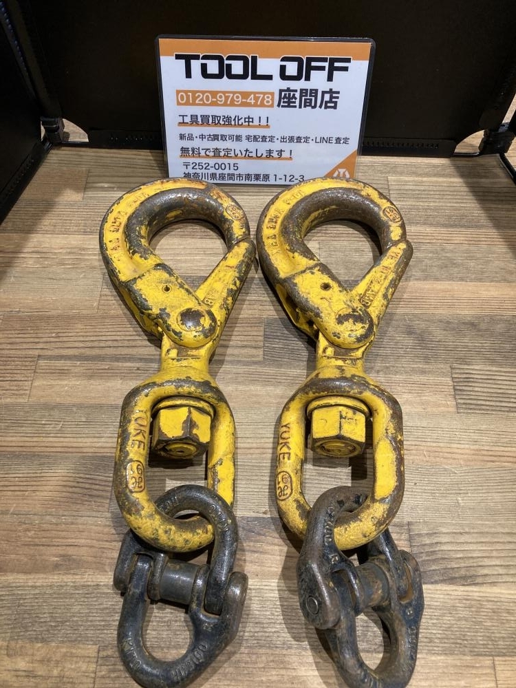 Yahoo!オークション - 024 おすすめ商品 YOKE スイベルフック 2.5t 2個...