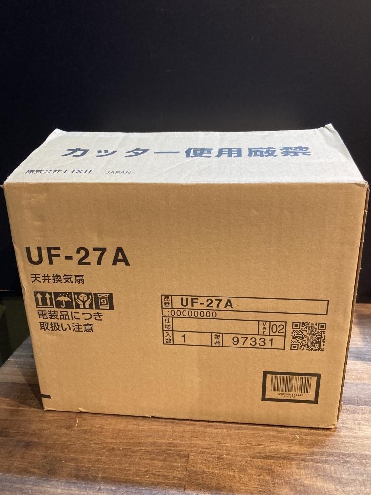 Yahoo!オークション - 004 未使用品 LIXIL 天井換気扇 UF-27A 開封品