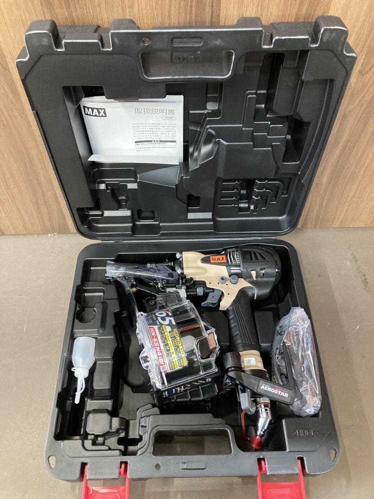 Yahoo!オークション - 007 未使用品・即決価格 MAX 65mm高圧釘打ち機 H...