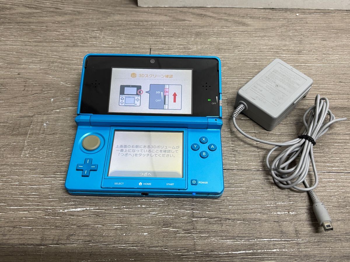3DS ニンテンドー3DS ライトブルー 本体 タッチペン アダプター 付属 Nintendo 3DS DS 任天堂 2715(ニンテンドー3DS本体)｜売買されたオークション情報、yahoo ...