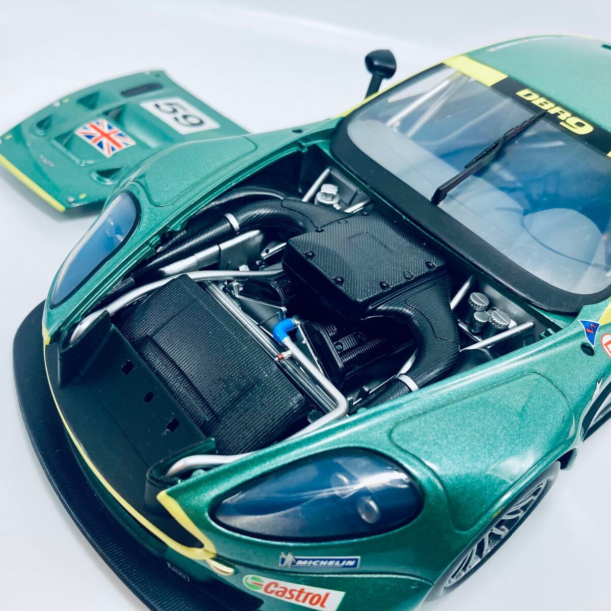 SOLIDO 1/18 ASTON MARTIN RACING DBR9 LM GT1 2005 ソリド 1/18 アストンマーチン・レーシング DBR9 ル・マン 外箱無し－Funbid香港 ...