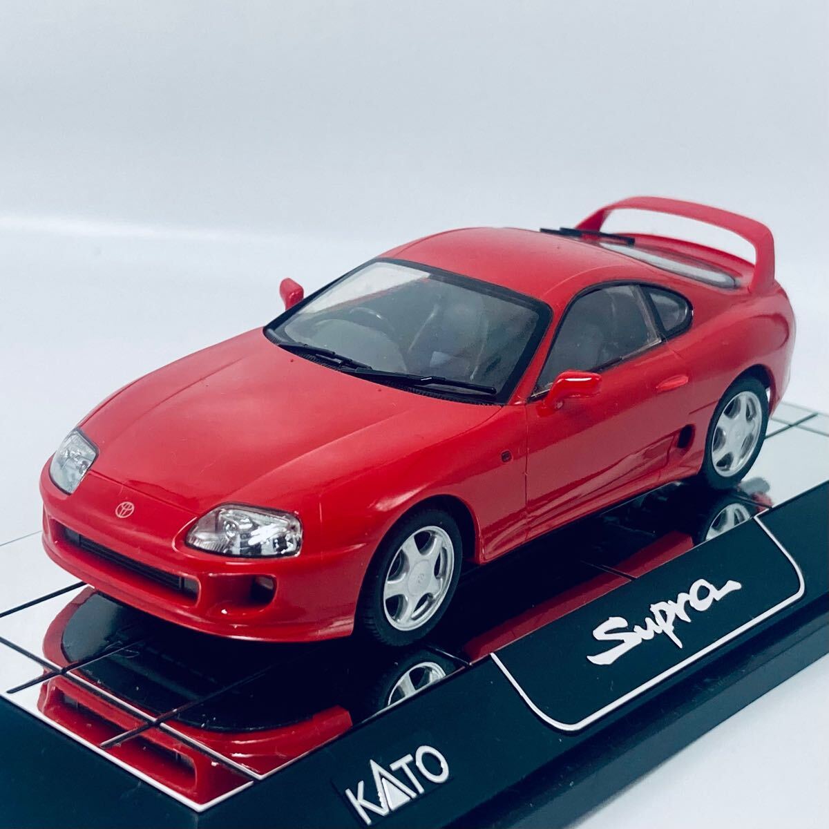 Yahoo!オークション - KATO 1/43 TOYOTA SUPRA RZ JZA80 RED トヨタ ス...