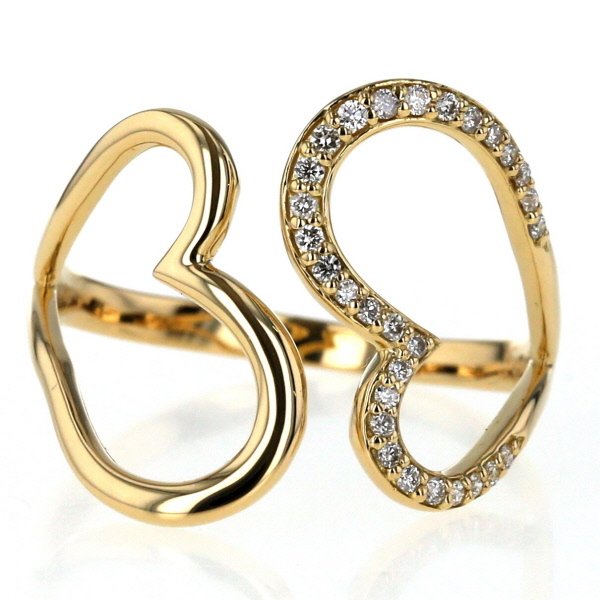 Yahoo!オークション - K18YG イエローゴールド リング ルビー 0.81ct ...