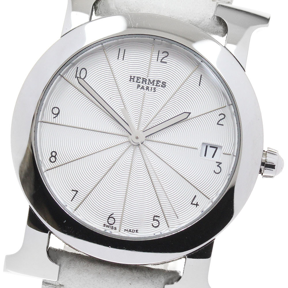 Yahoo!オークション - エルメス HERMES HR1.510 Hウォッチ ロンド デイ...