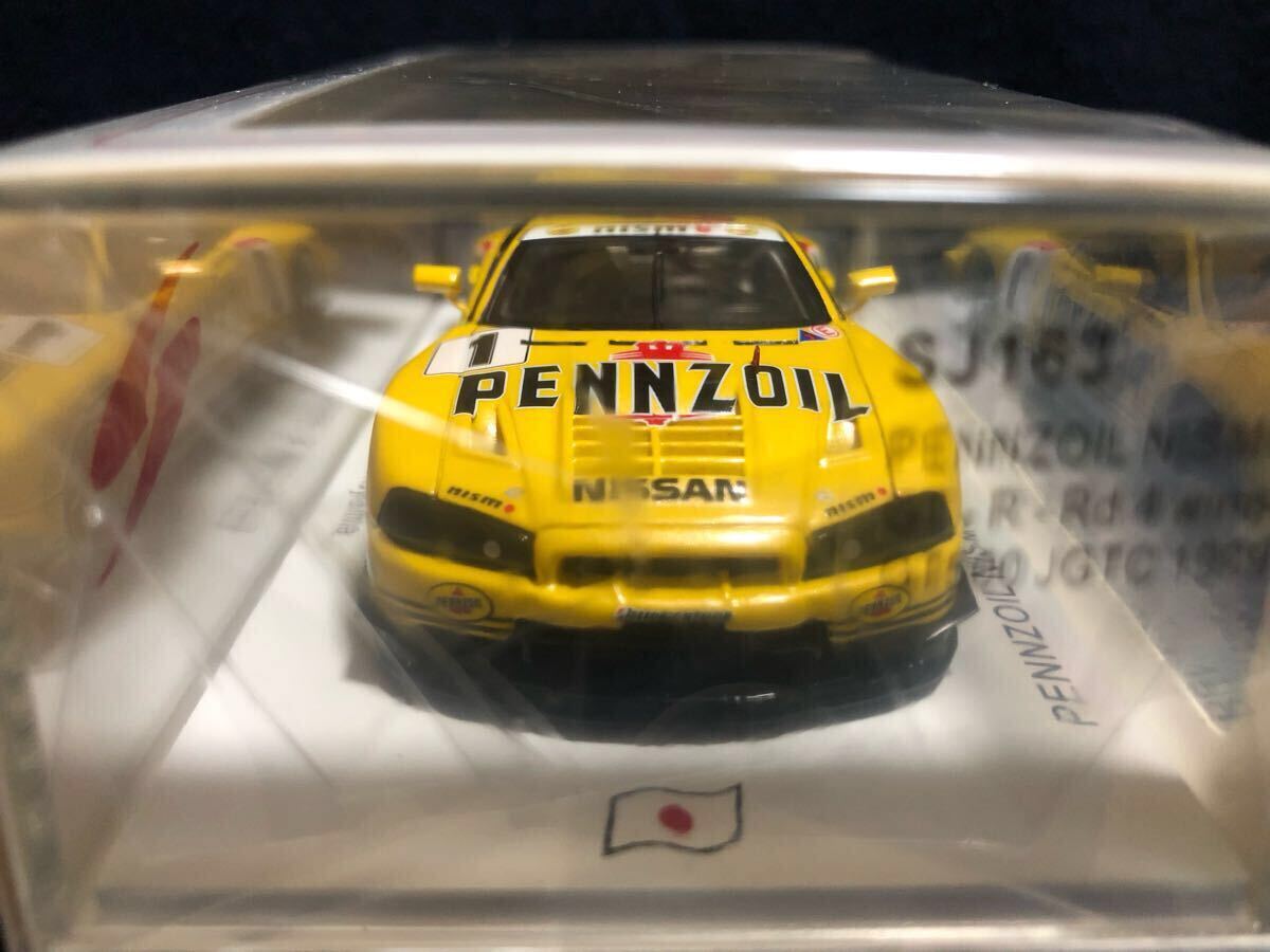 Yahoo!オークション - spark スパーク 1/43 PENNZOIL NISMO GT-R R34 N...