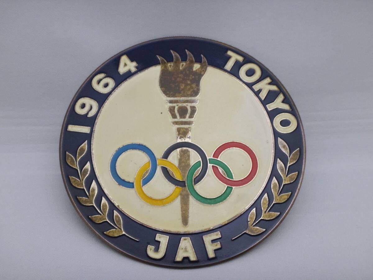 Yahoo!オークション - JAF オリンピック記念 カーバッジ/エンブレム/19...