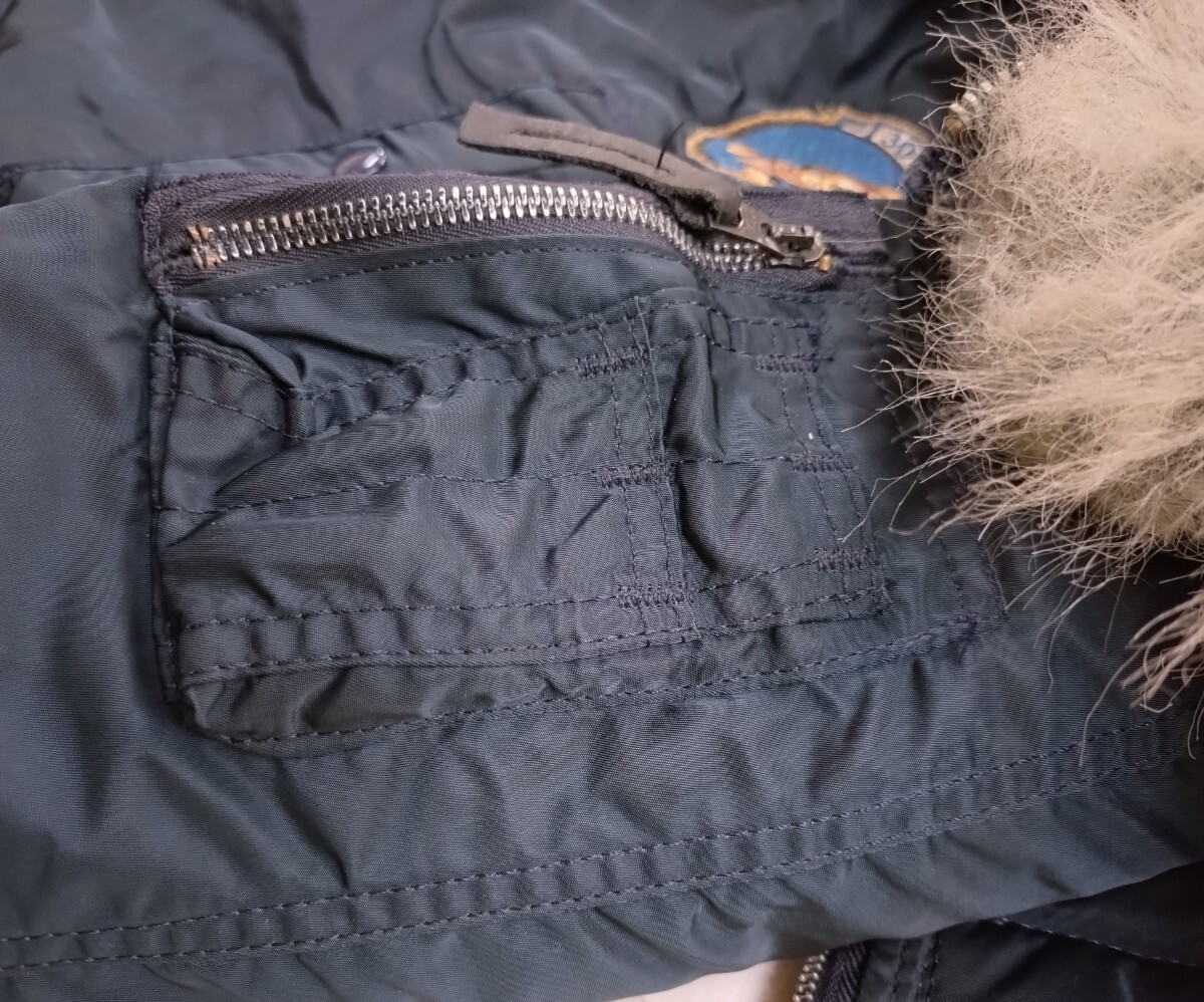 Yahoo!オークション - N2B カスタム フライトジャケット スコードロン...