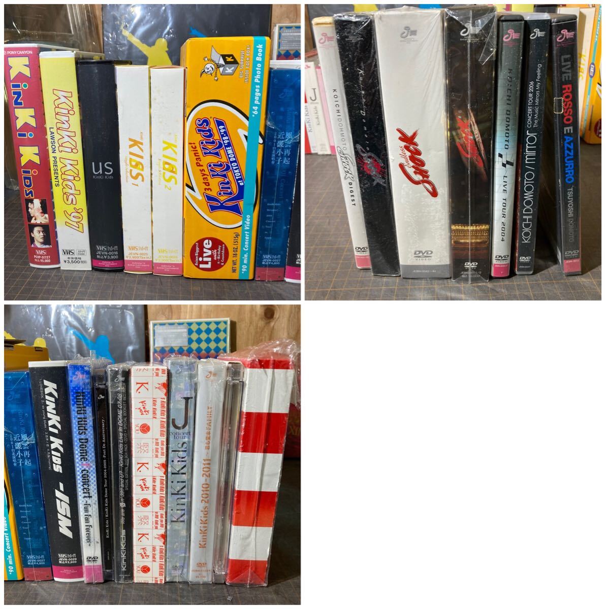 Yahoo!オークション - 【14834P179】KinKi Kids CD DVD VHS ビデオテー...