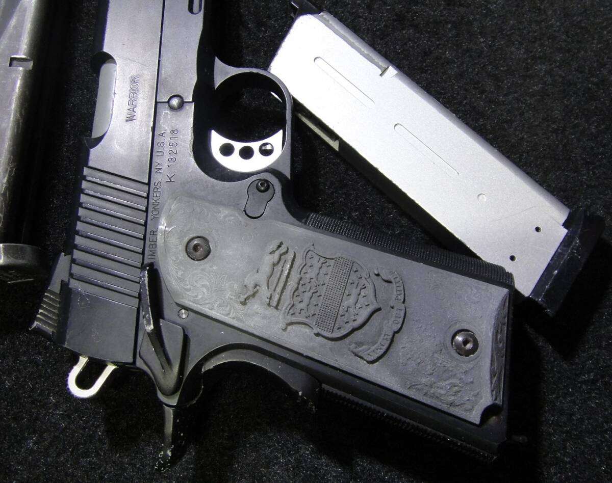 Yahoo!オークション - ガスガン KIMBER . YONKERS NY U.S.A. U.S. M9A1...