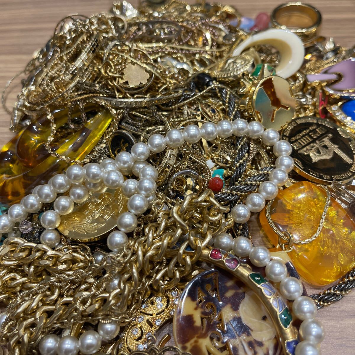 Yahoo!オークション - 24KGP 18KGP メッキアクセサリーおまとめ 約1.2...