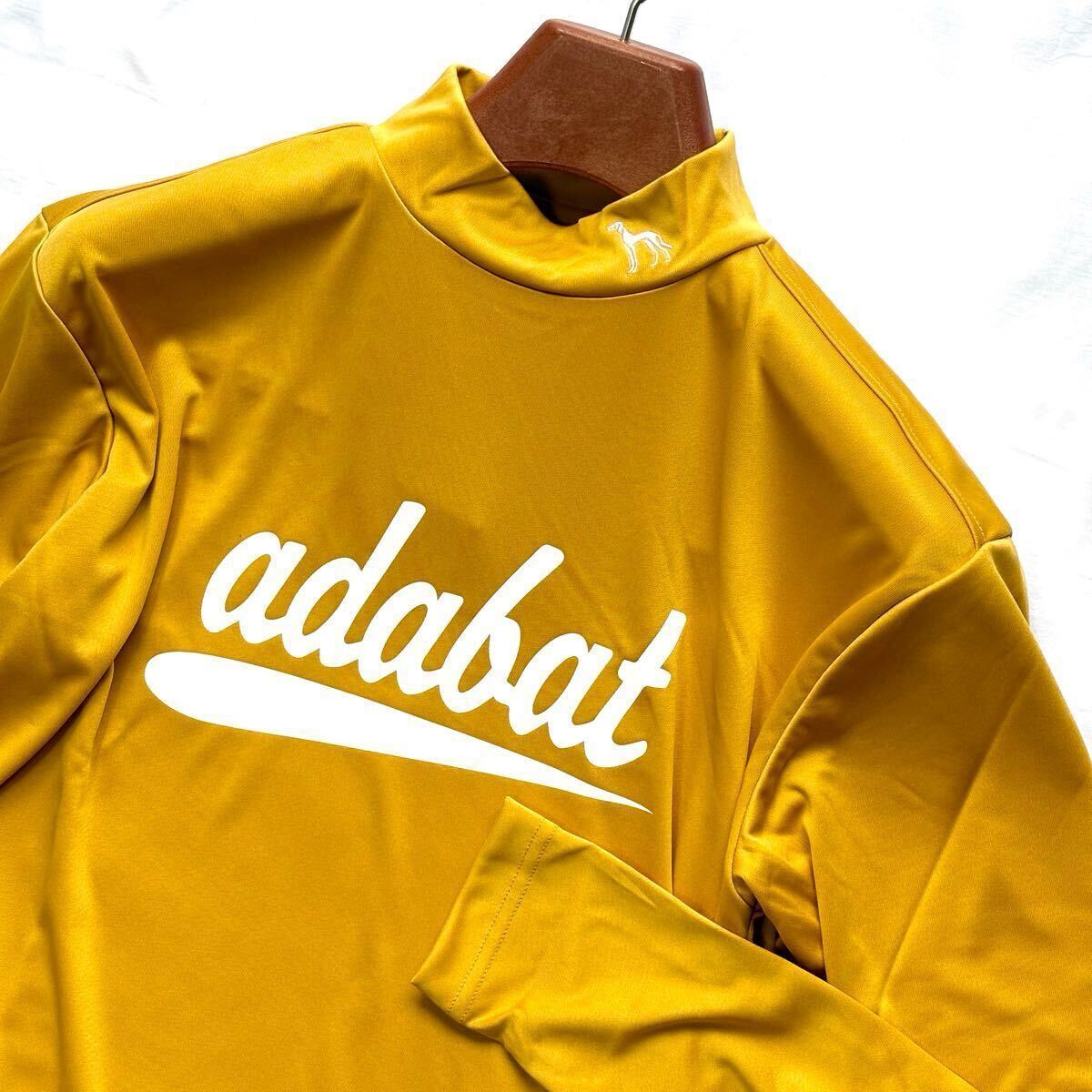 Yahoo!オークション - B475新品【メンズL】ブラウン系 胸ロゴadabat ...