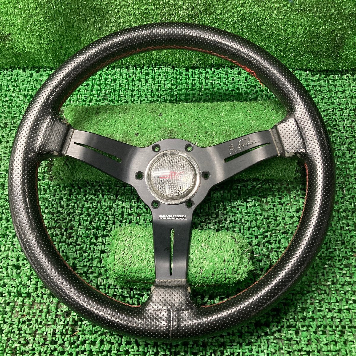 Yahoo!オークション - インプレッサ GC8 WRX ハンドル ステアリング S...