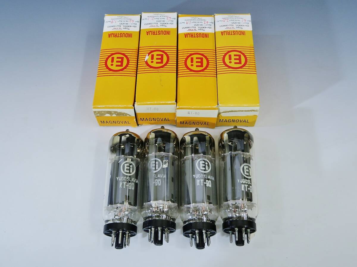 Yahoo!オークション - MAGNOVAL/マグノーバル KT-90 真空管 4本 (7) Ei...