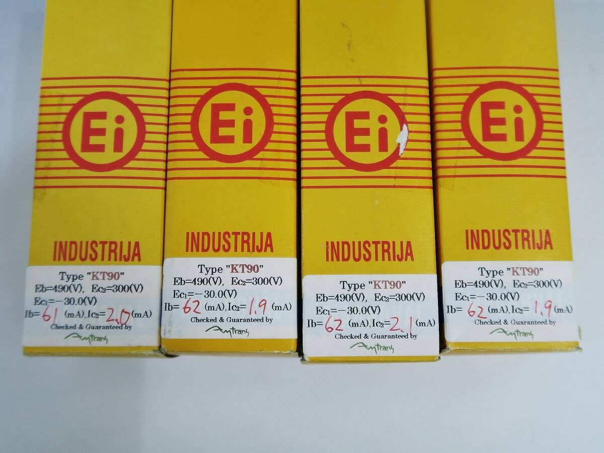 Yahoo!オークション - MAGNOVAL/マグノーバル KT-90 真空管 4本 (7) Ei...