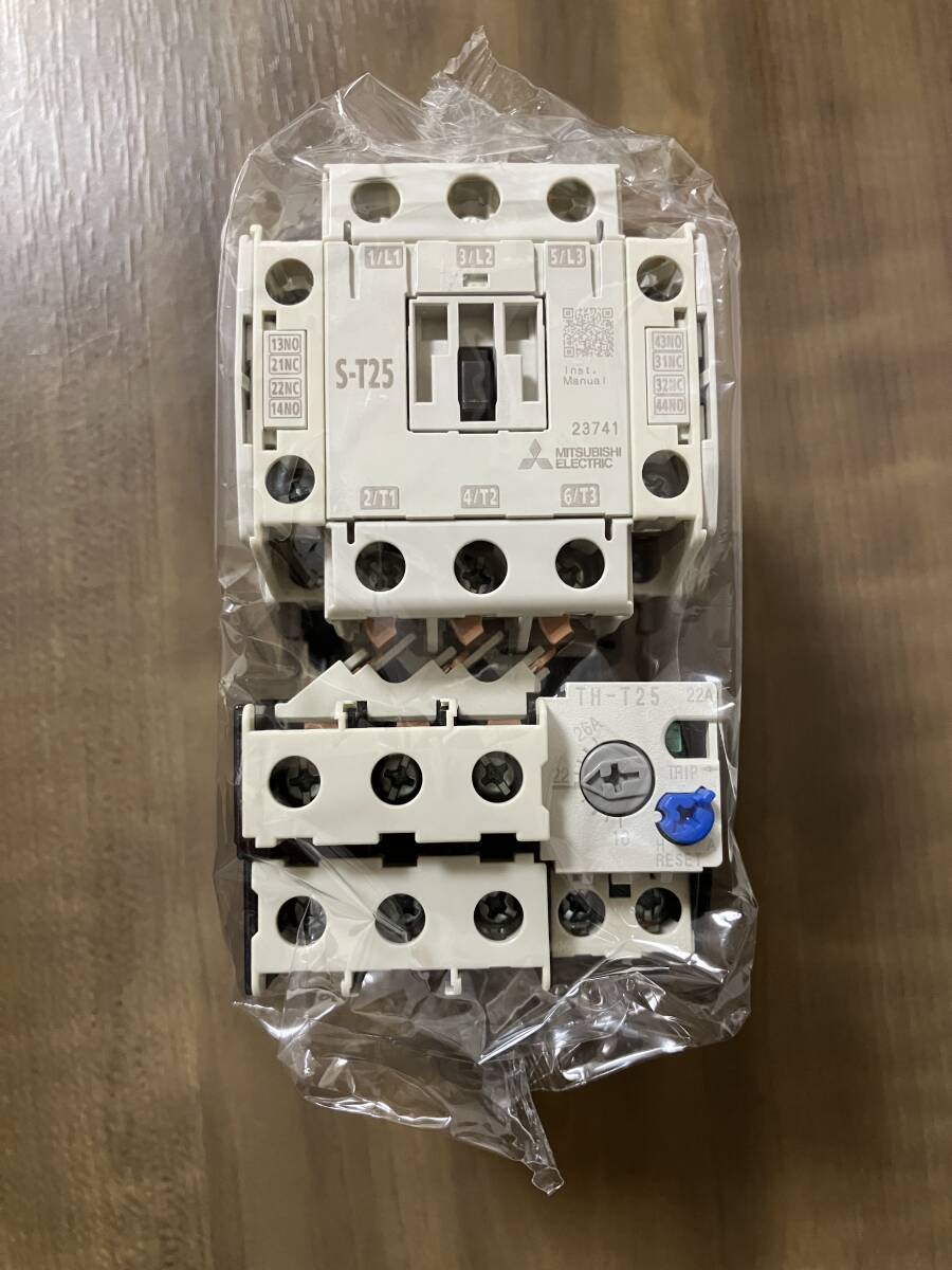 Yahoo!オークション - 三菱 電磁開閉器 MSO-T25 5.5kW 22A AC100V 2台...