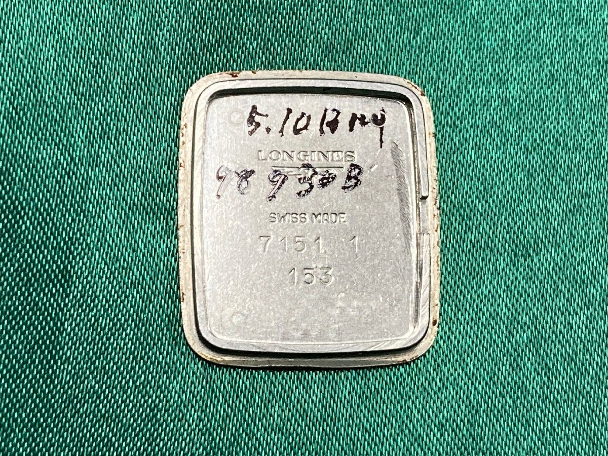 Yahoo!オークション - 訳あり～ LONGINES ロンジン 腕時計 7151 スクエ...